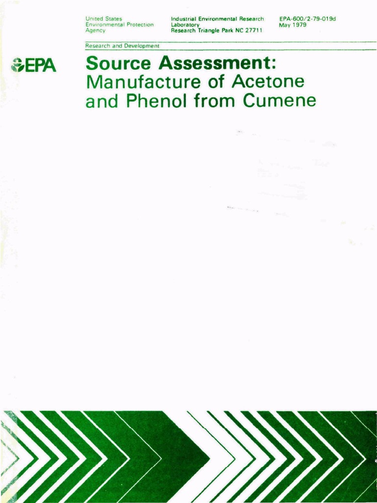 Manufacture of Acetone and Phenol From Cumene-1 | PDF | Products Of ...