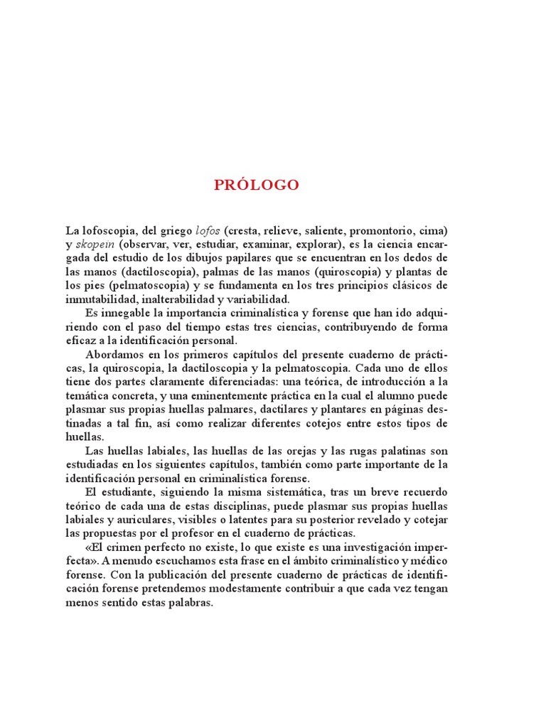 Quiroscopía | PDF | Huella dactilar | Mano