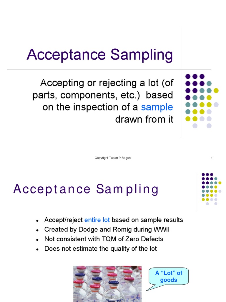 NPTEL - Acceptance Sampling | PDF | Poisson Distribution | Teaching Mathematics
