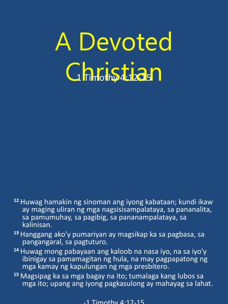 DEVOTED Christian Devotion | PDF | Love | Theology