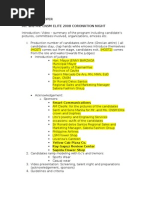 Pageant Program Flow | PDF | Fashion | Clothing