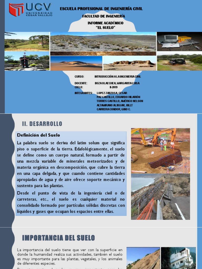 Tipos y Composición del Suelo | PDF | Meteorización | Suelo