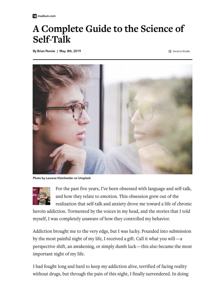 Understanding Self-Talk Science | PDF | Thought | Behavioural Sciences