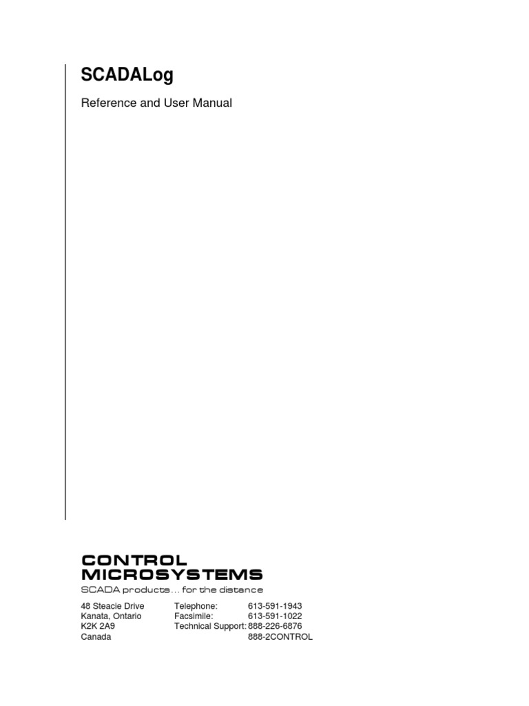 SCADALog User Manual PDF | PDF | Comma Separated Values | Computer File