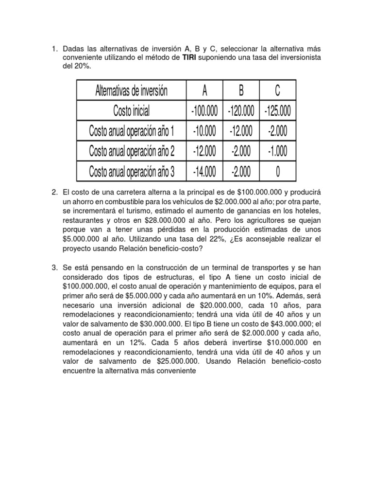 Nuevos Ejercicios INGECO | PDF | Negocios