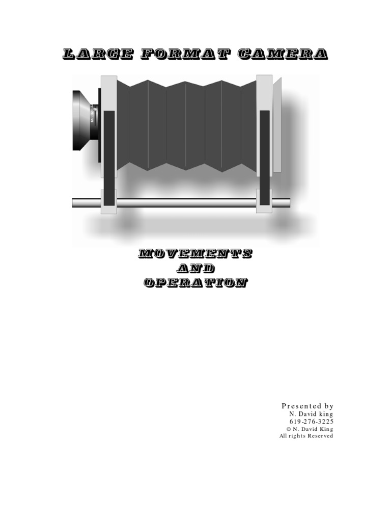 Large Format Camera | PDF | Camera | Camera Lens