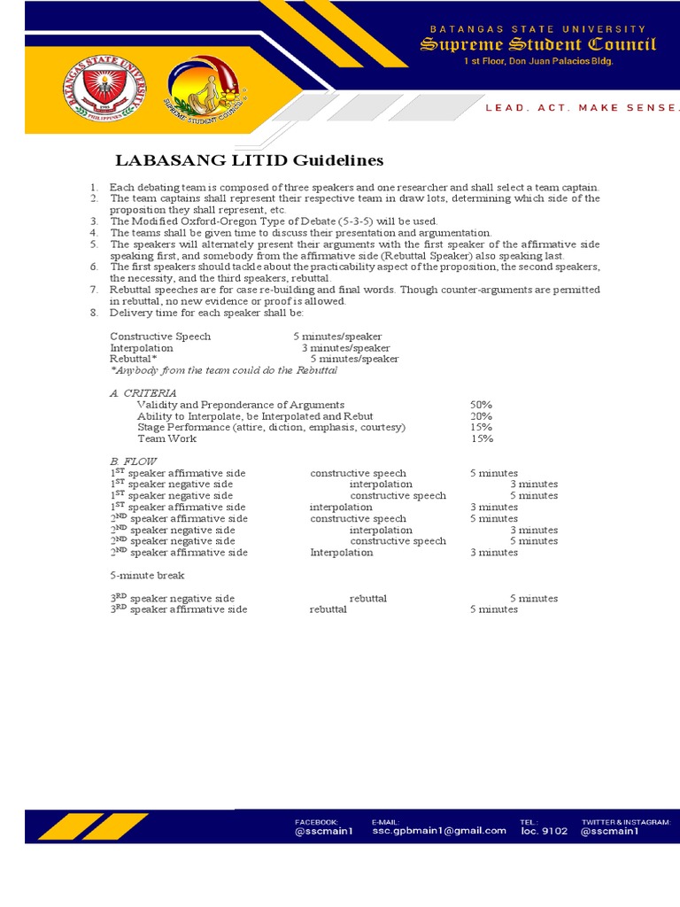 Labasang Litid Guidelines | PDF | Linguistics | Cognition