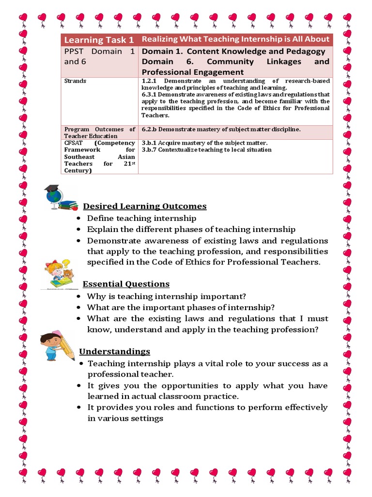 My Portfolio in PT | PDF | Homework | Teachers