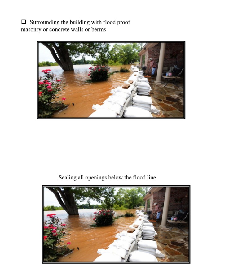 Flood-Proofing Techniques for Buildings | PDF | Science & Mathematics