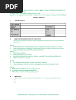 Project Profile Template | PDF