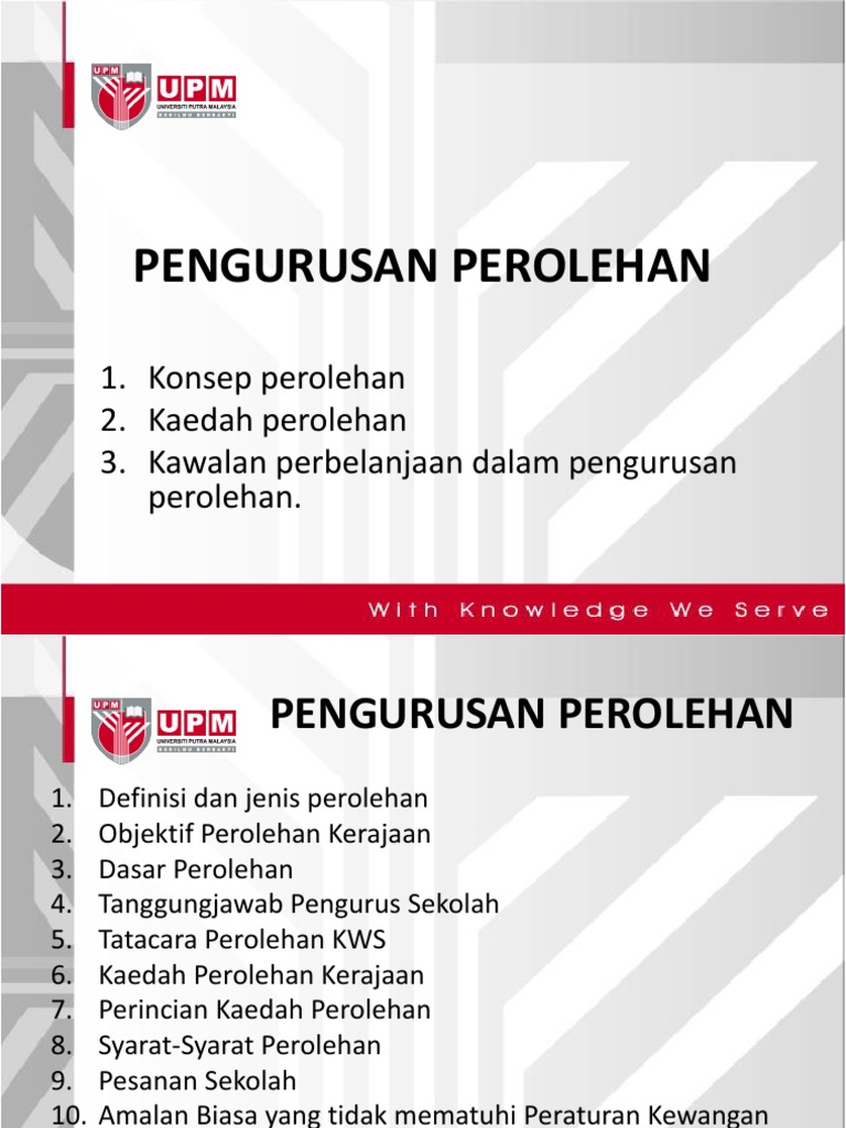 Pengurusan Perolehan | PDF