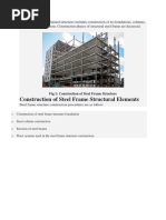 Steel Frame Structure Foundation Details | PDF | Beam (Structure ...
