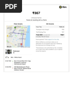 Ola Auto Invoice Details and Format | PDF | Invoice | Payments