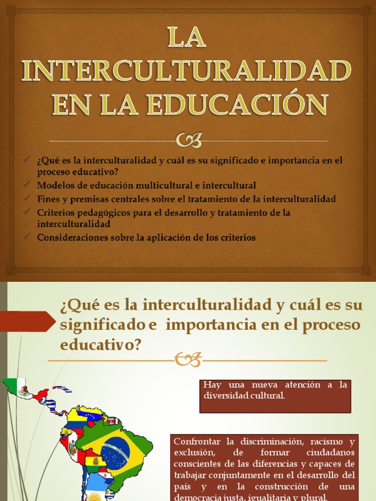 Multi Pluri Interculturalidad | PDF | Interculturalidad | Diversidad cultural