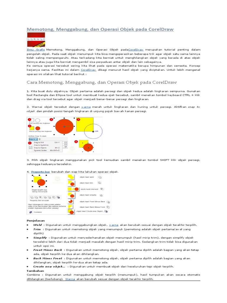 Contoh Latihan Coreldraw | PDF