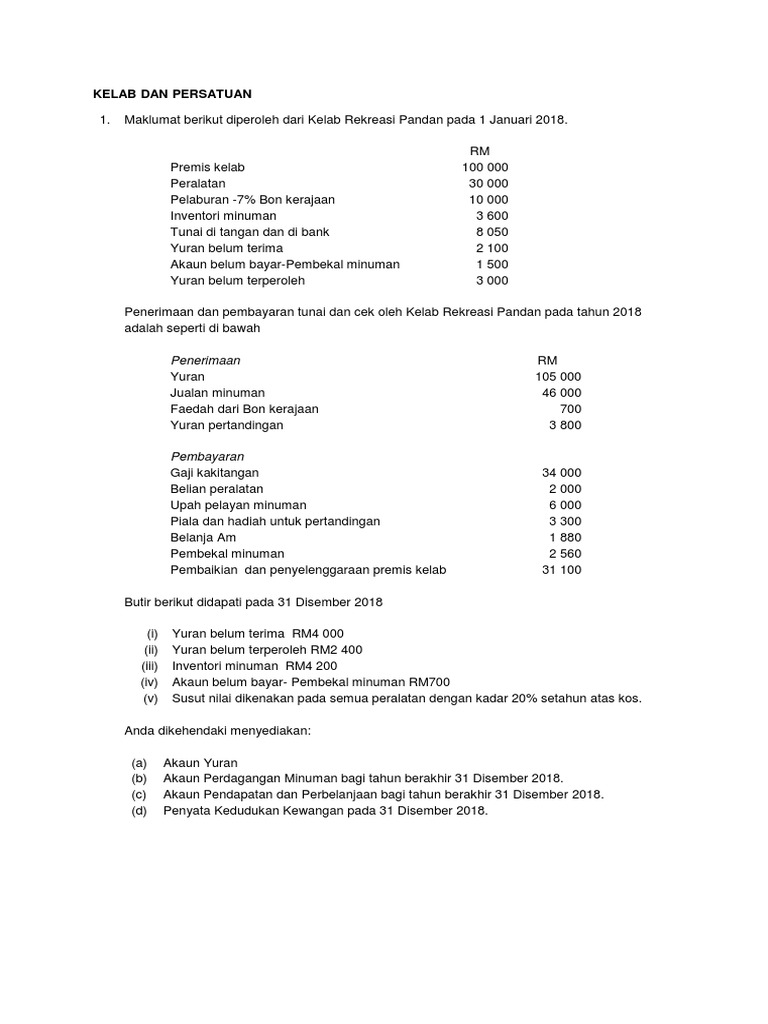Kelab Dan Persatuan | PDF