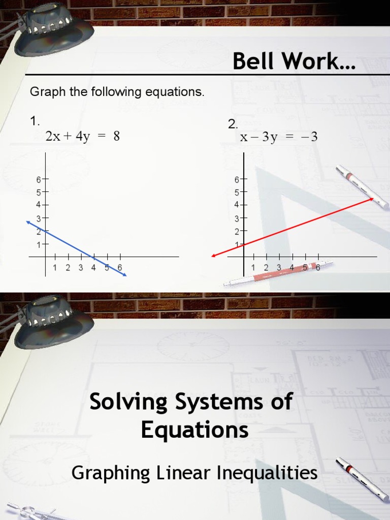 Bell Work : Graph The Following Equations. 1. 2 | PDF | Theoretical ...