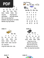 ABAKADA Pantig Examples | PDF