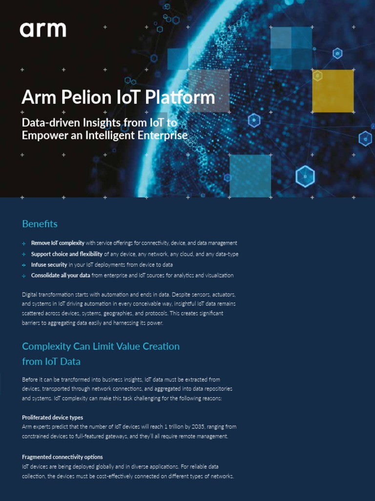 Arm Pelion IoT Platform | PDF | Internet Of Things | Retail