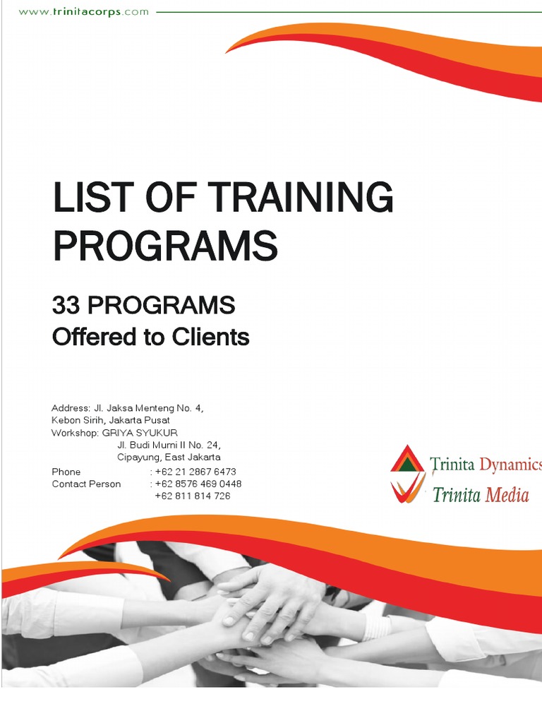 Contoh Proposal Pelatihan | PDF | Control (Social And Political) | Sales