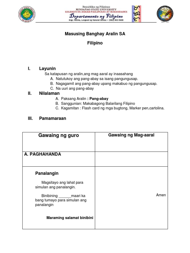 Banghay | PDF