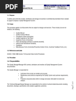 Document Control Procedure Example | PDF | Document | Specification ...