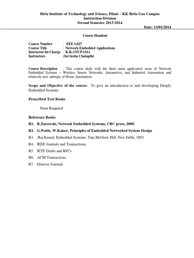 Embed | PDF | Wireless Sensor Network | Embedded System