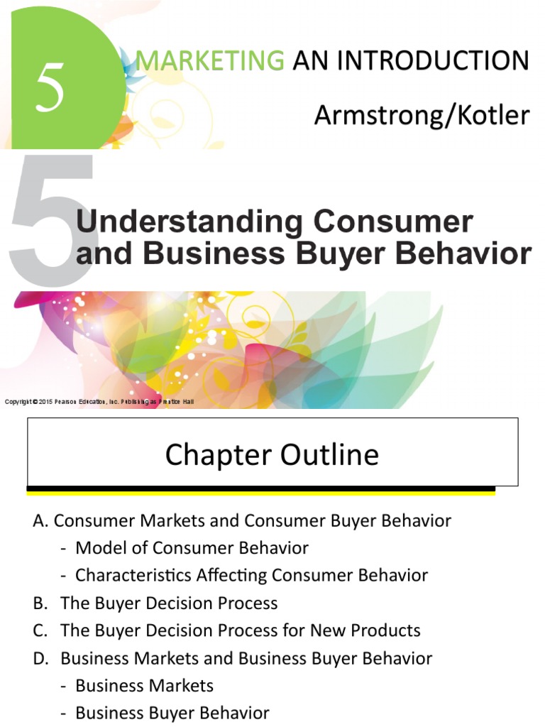 Chapter 5 - Understanding Consumer - Business Buyer Behavior | PDF ...