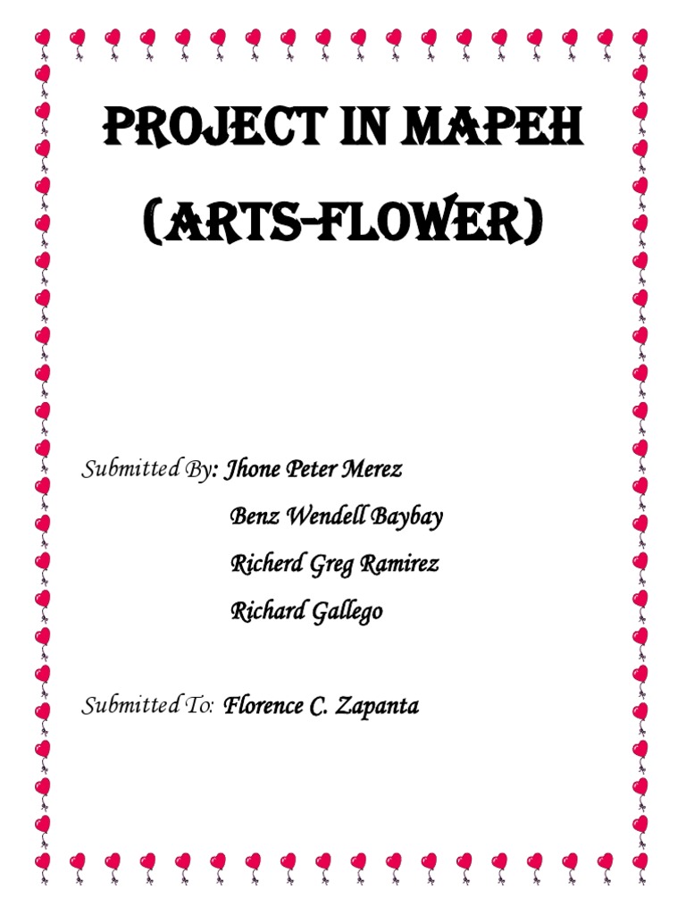 Project in Mapeh | PDF