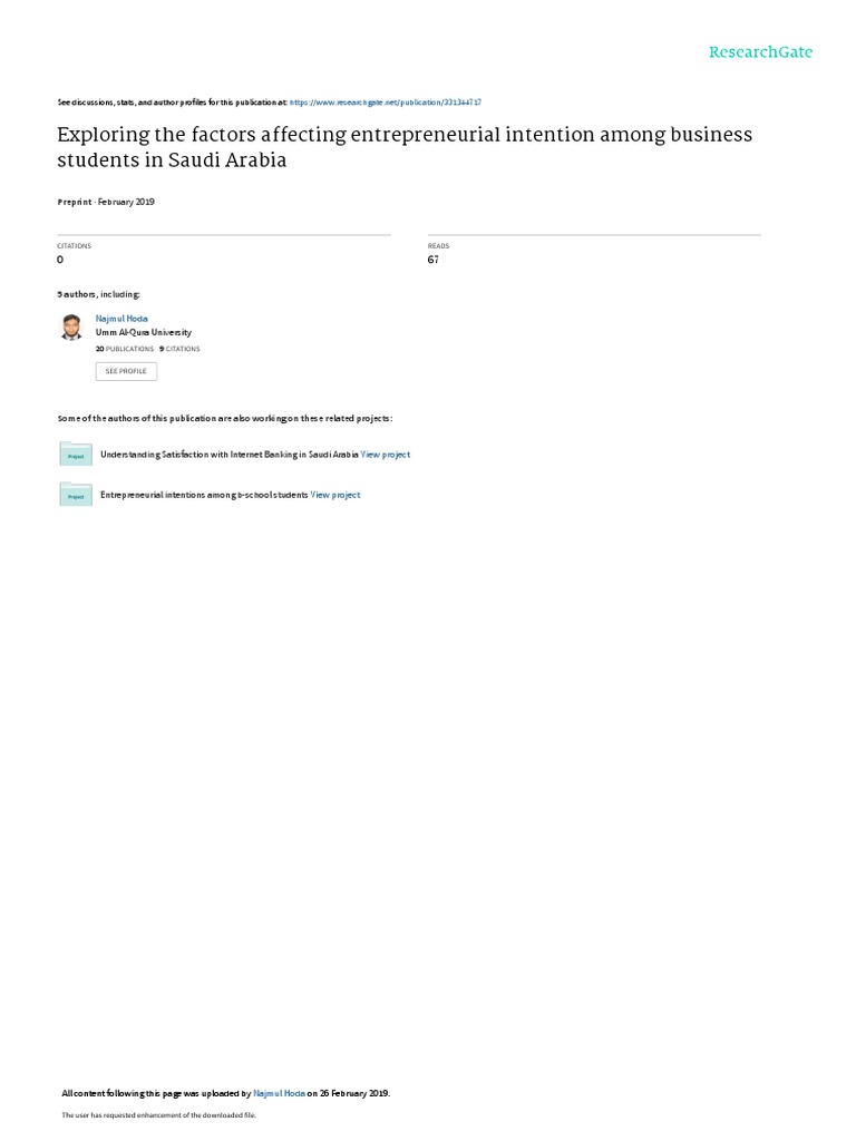 Hotel Oda Journal | PDF | Entrepreneurship | Survey Methodology