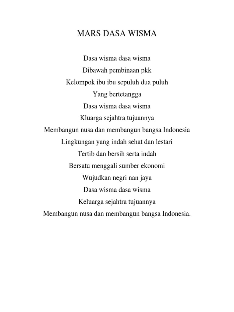 Mars Dasa Wisma | PDF