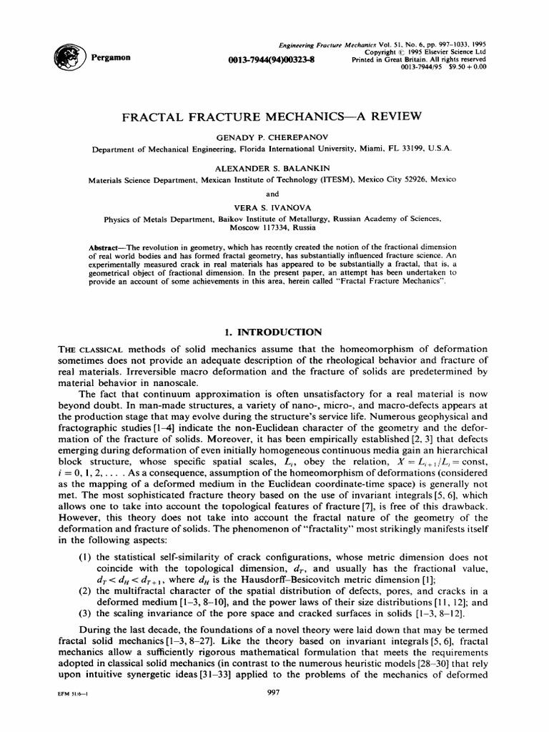 Fracture Mechanics | PDF | Fracture Mechanics | Fracture