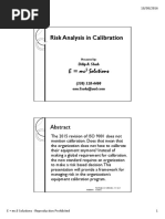 Calibration Master Plan | PDF | Calibration | Verification And Validation