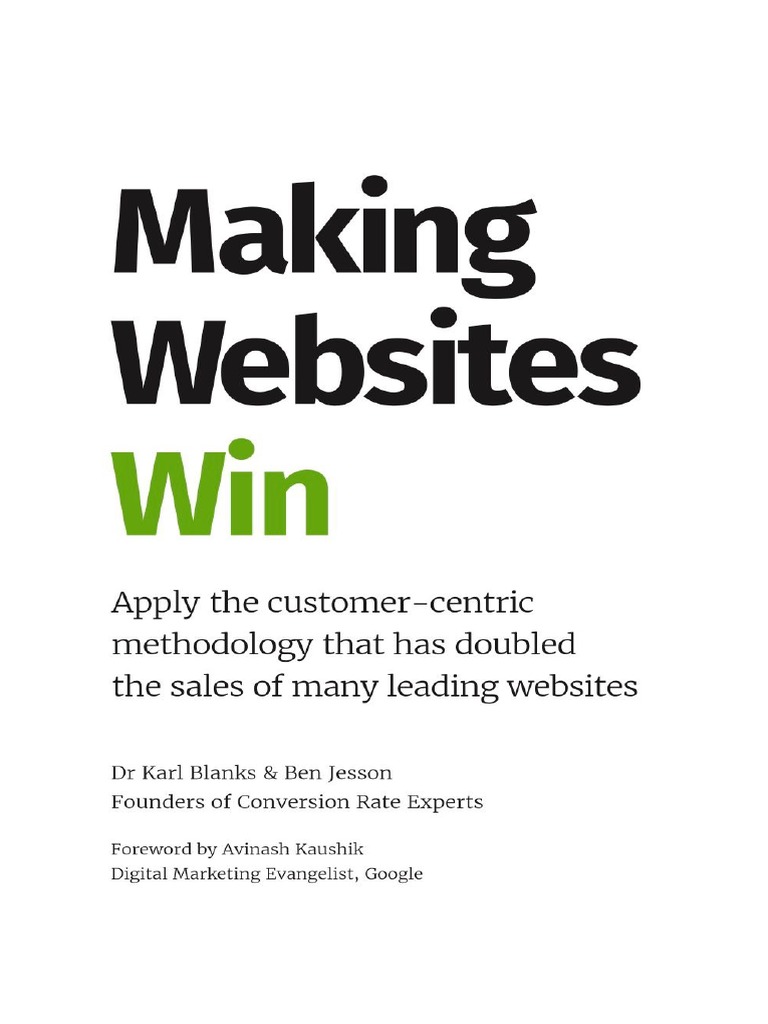 Making Websites Win - Sample | PDF | Search Engine Optimization | Websites
