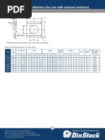 Washer Dimension and Size Chart | PDF | Manufactured Goods