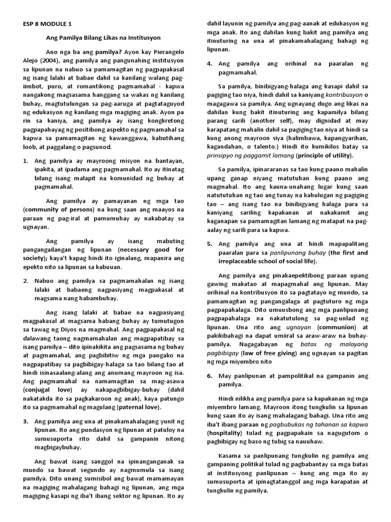 ESP 8 Module 1 | PDF