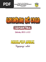 Semantika Module | PDF