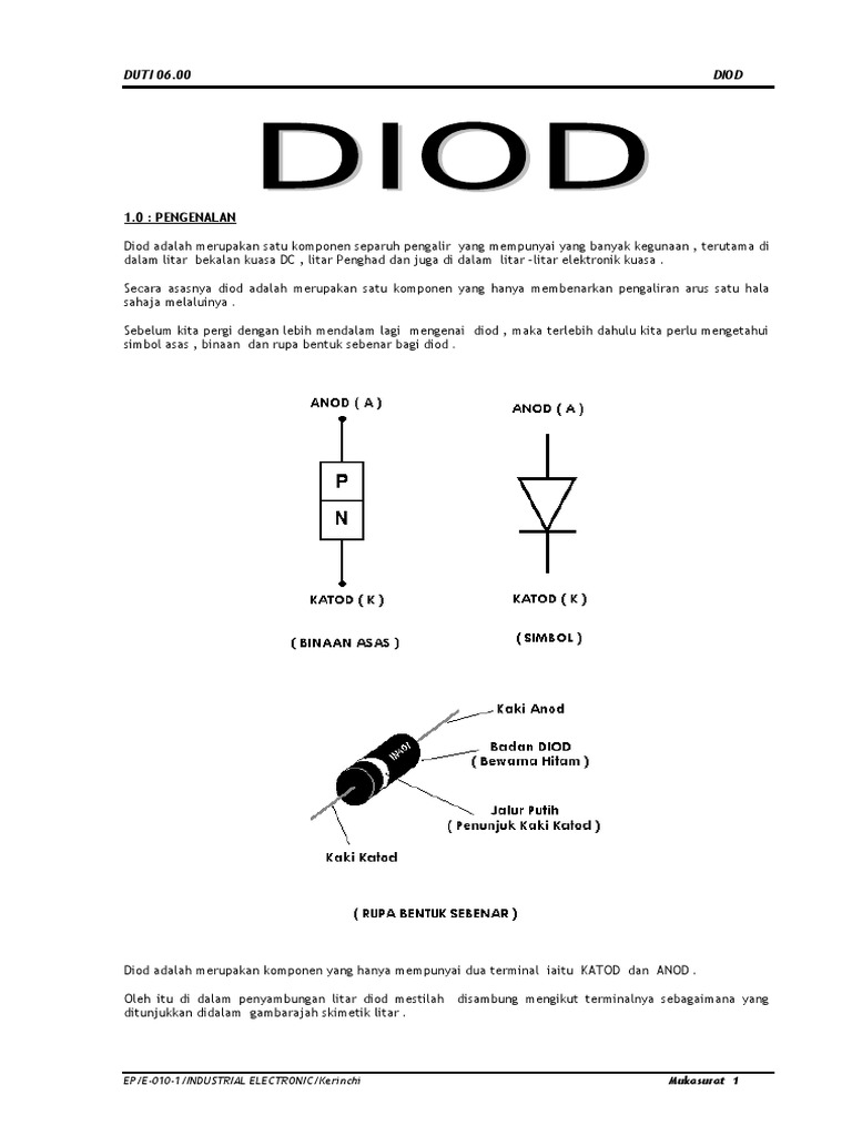 Diod V1 | PDF