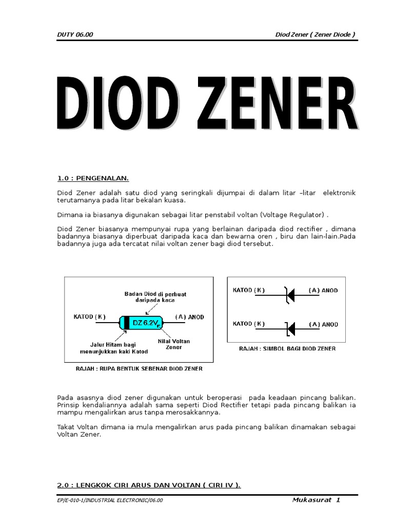 Diod Zener | PDF