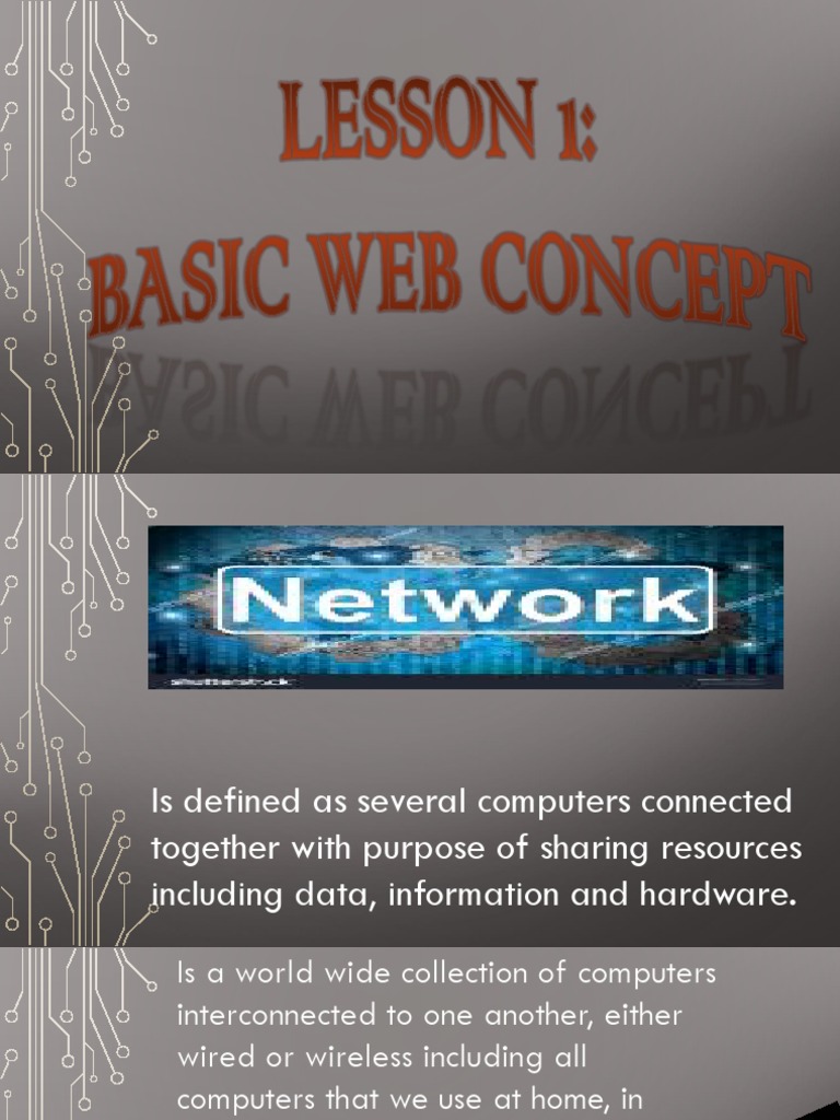 Basic Web Concepts (Ict) | PDF | World Wide Web | Internet & Web