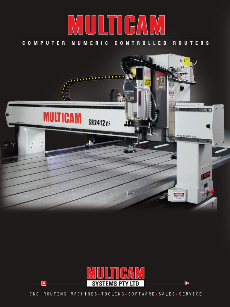 Multicam Australia Brochure PDF | PDF | Numerical Control | Knife