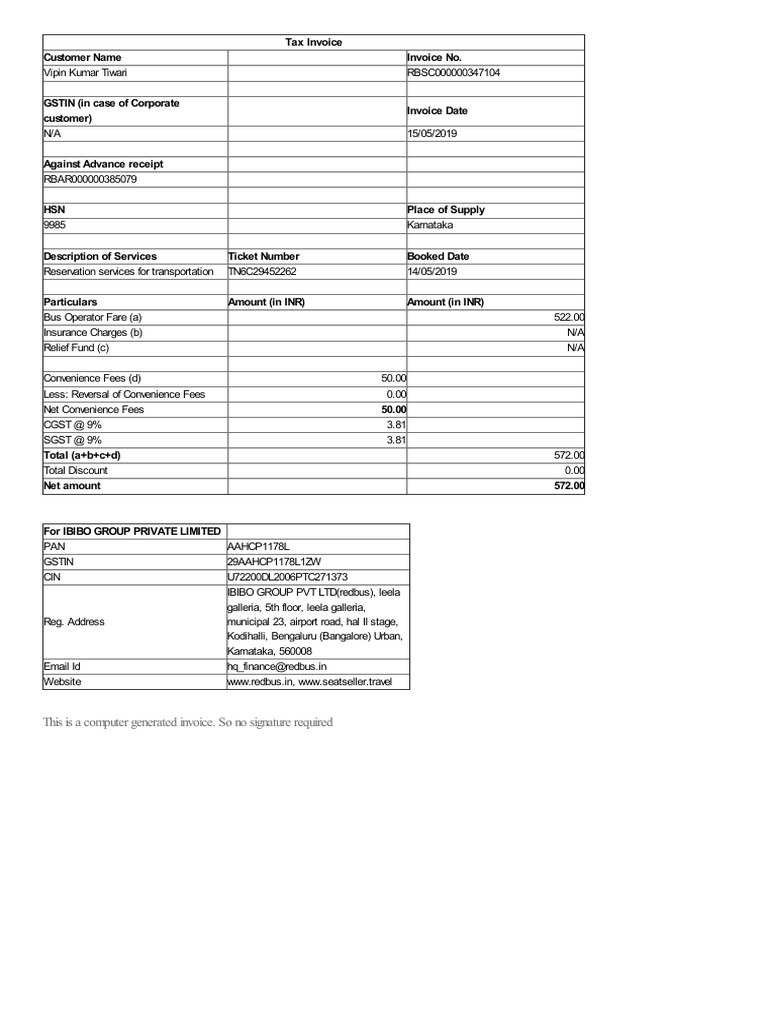 Volvo Ticket | PDF | Invoice | Transport