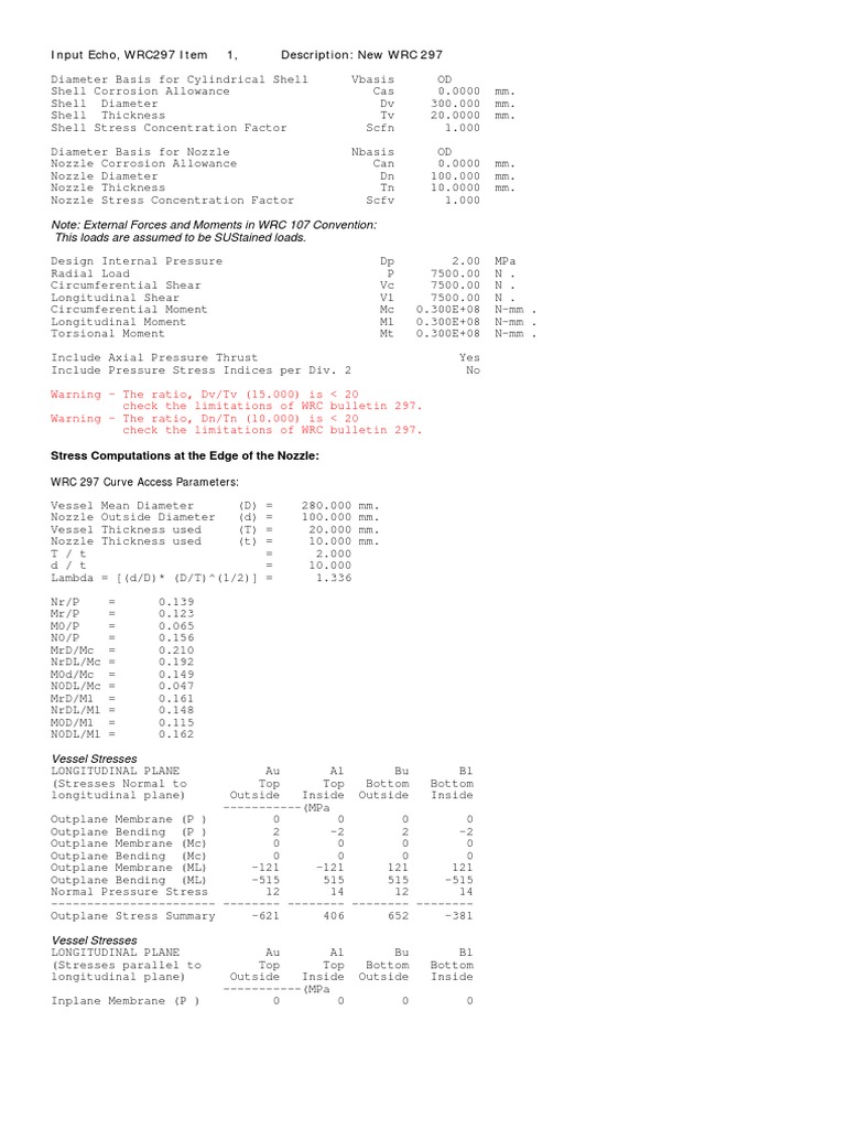COde Calc Result | PDF | Stress (Mechanics) | Bending