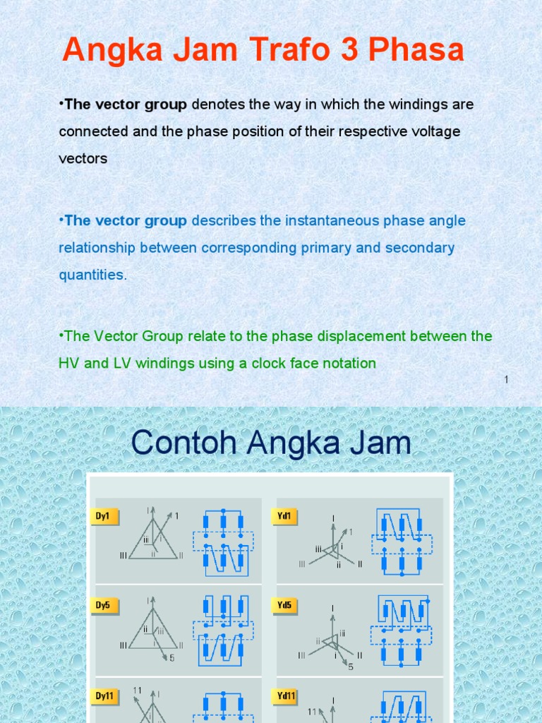 Angka Jam Trafo 3 Phasa | PDF | Power (Physics) | Electronic Engineering