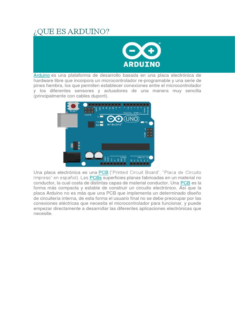 Arduino Uno | Descargar gratis PDF | Arduino | Placa de circuito impreso