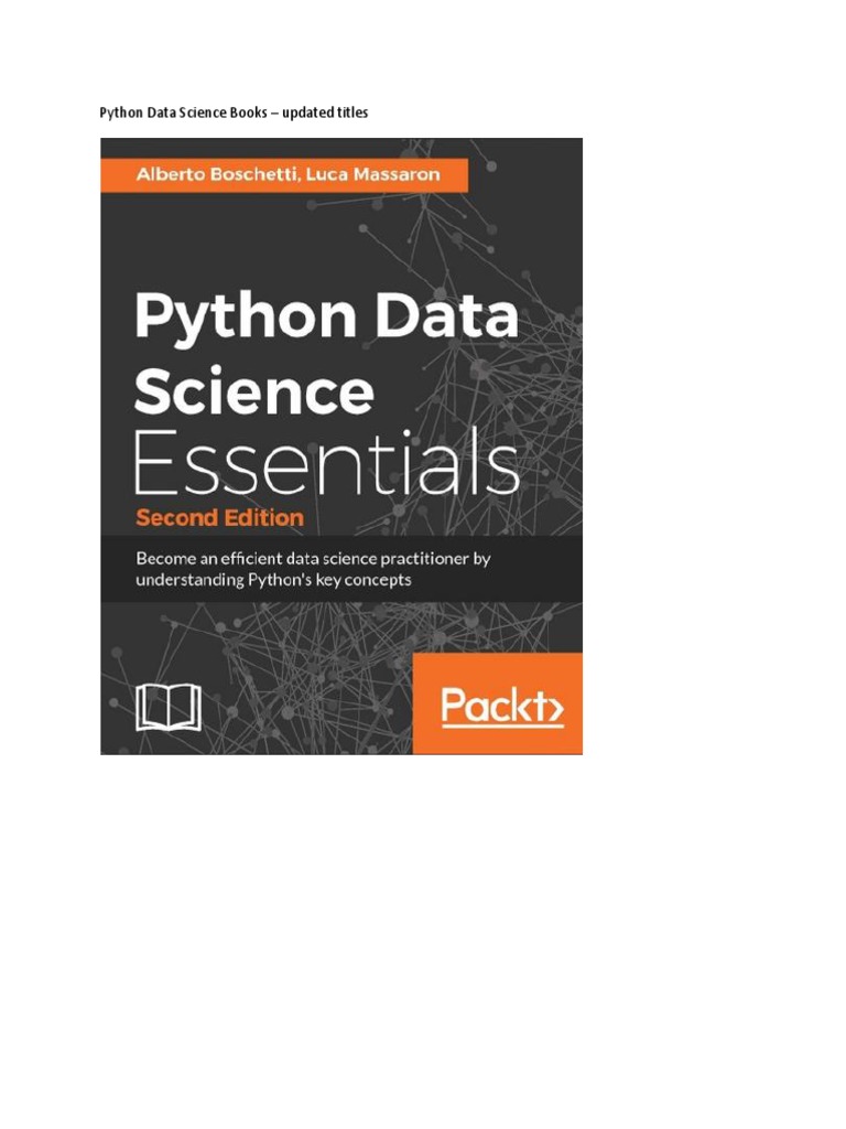 Python Data Science Books Updated | PDF