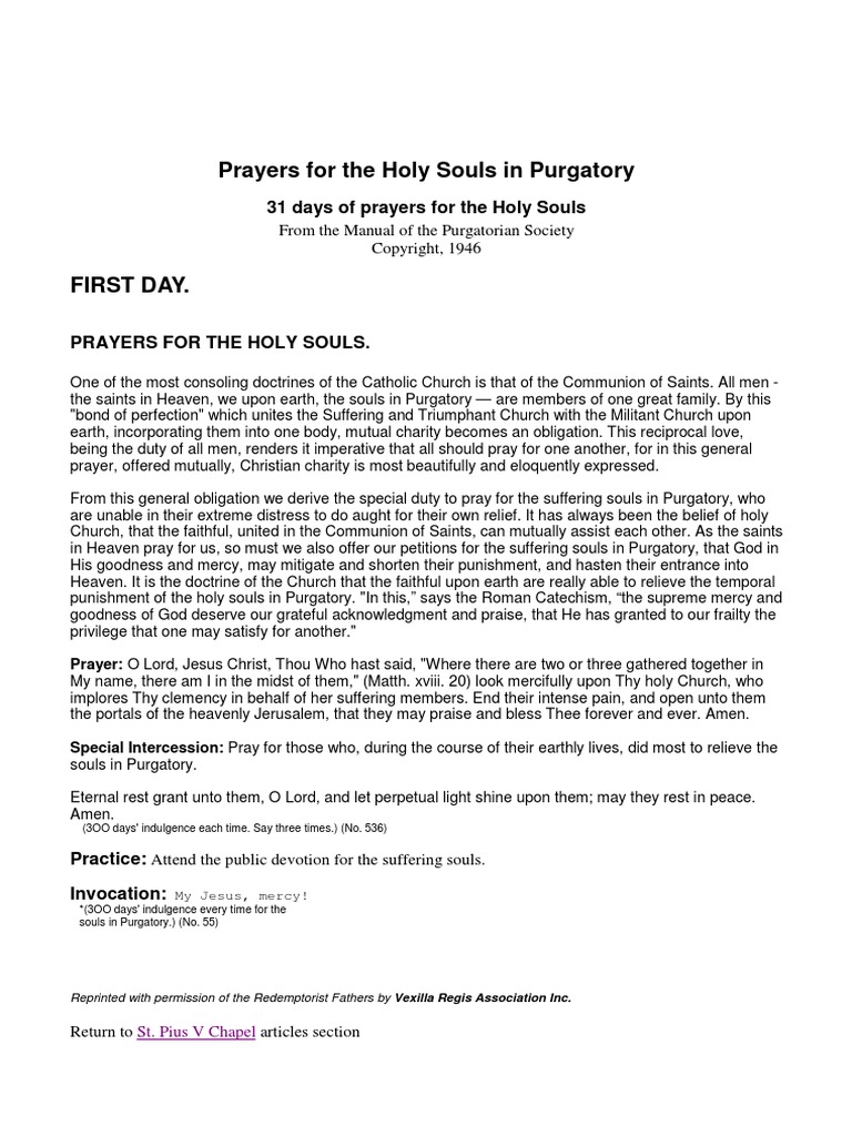 Purgatory PDF | PDF | Indulgence | Purgatory