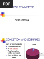 Minutes of First Mess Committee Meeting | PDF | Pancake | Desi Cuisine