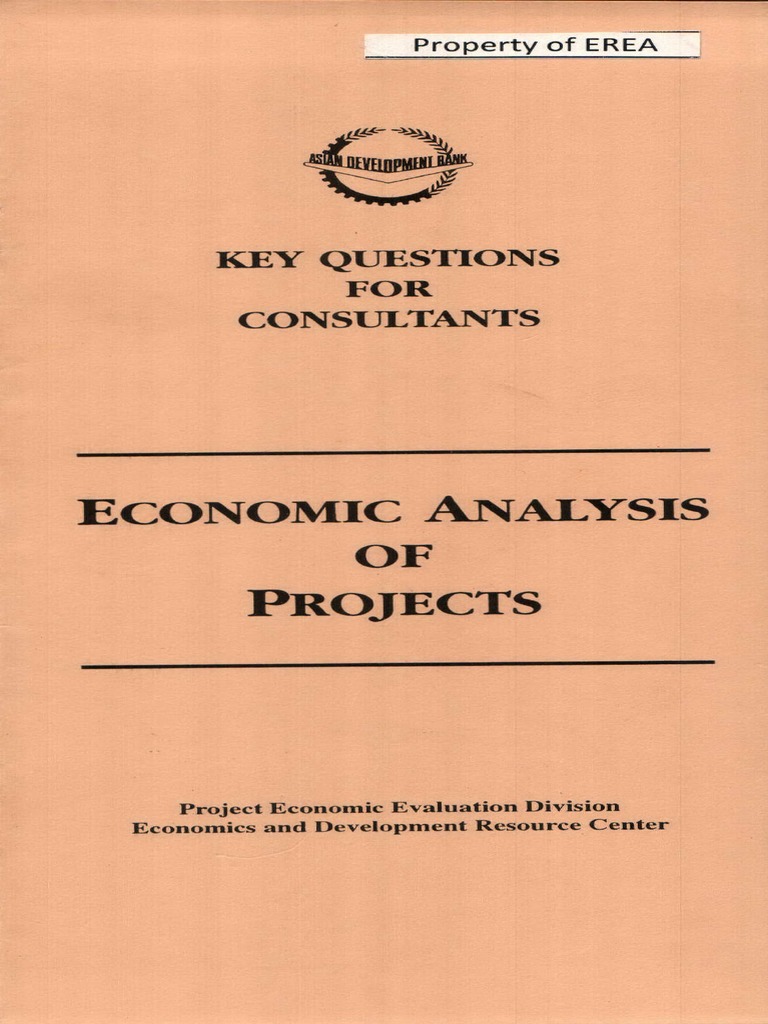 Economic Analysis Projects Key Questions Consultants | PDF | Cost ...