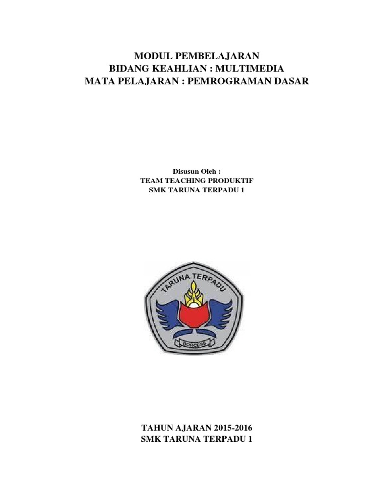 Modul Pembelajaran Pemrograman Dasar Edi | PDF
